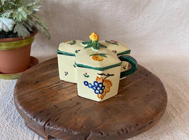 Vintage Hexagon Jam Caddy Made in Italy - Etsy