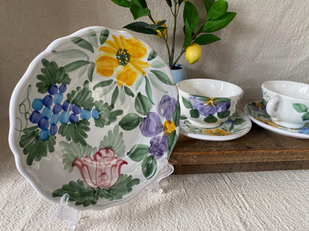 Vintage 1970s Fortebracci From Italy Ceramic Coffee or Teacup Sets ...
