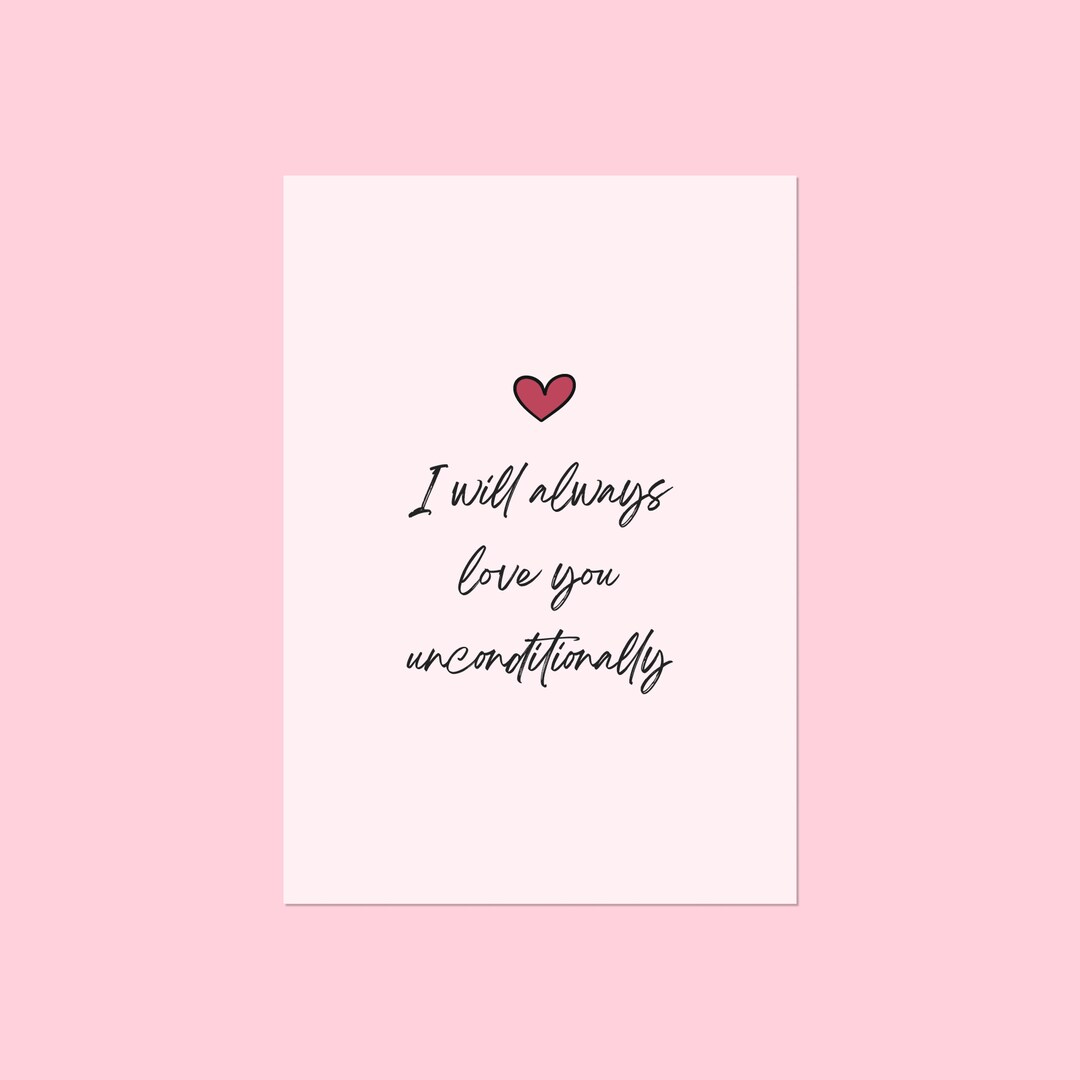 I Love You Card / Digital Download / Printable Anniversary Card ...