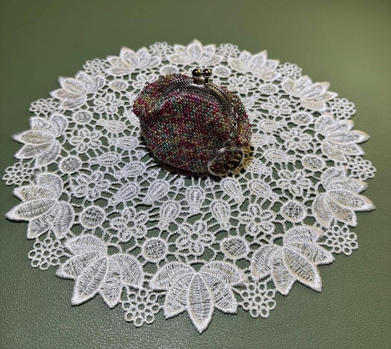 Handmade Sparkly Beaded Pouch - Etsy