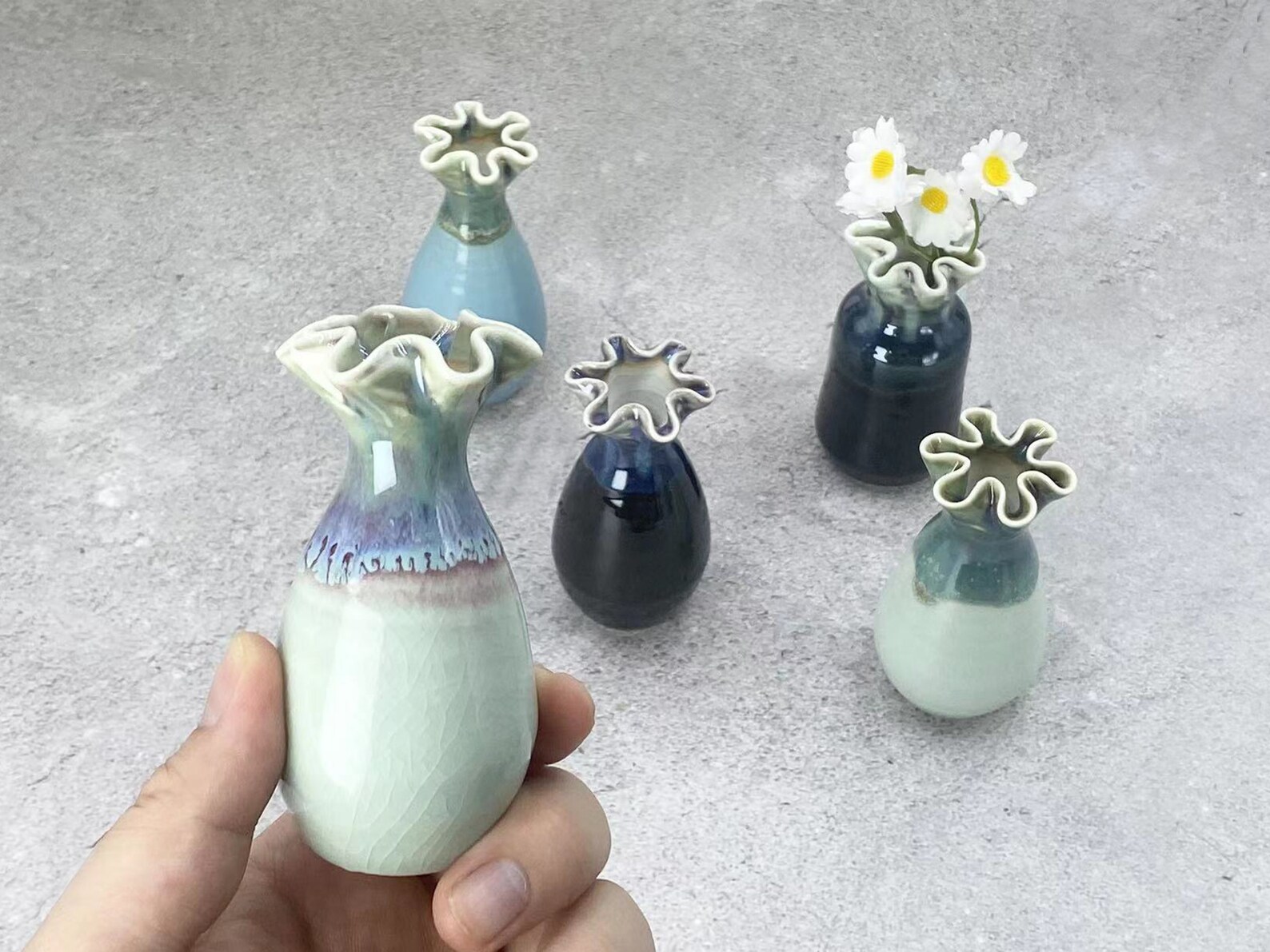 Unique Miniature Vase Desk Decor Gifts for Mom, Cute Mini Mommy Pot ...