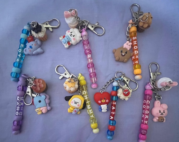 Handmade BT21 Character Keychains | Adorable Bts-inspired Accessories ...