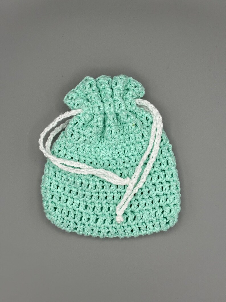 Drawstring Pouch - Handmade Crochet - Etsy
