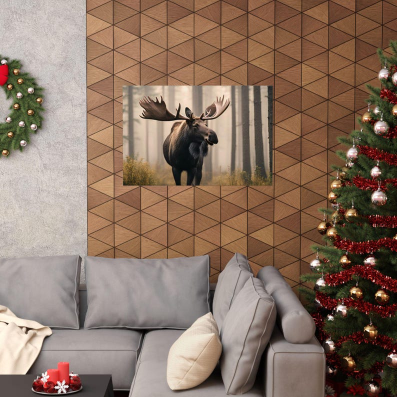 Moose Poster - Etsy