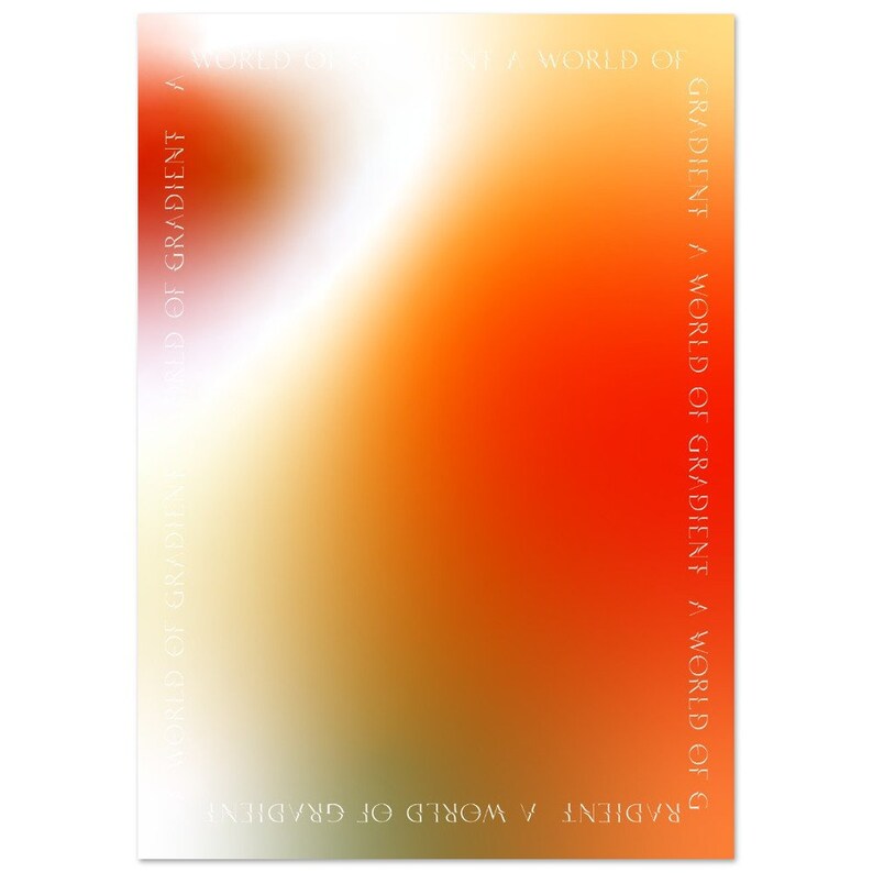 Gradient Art Poster, Gallery Wall Art, Gradient Collection, Bedroom ...