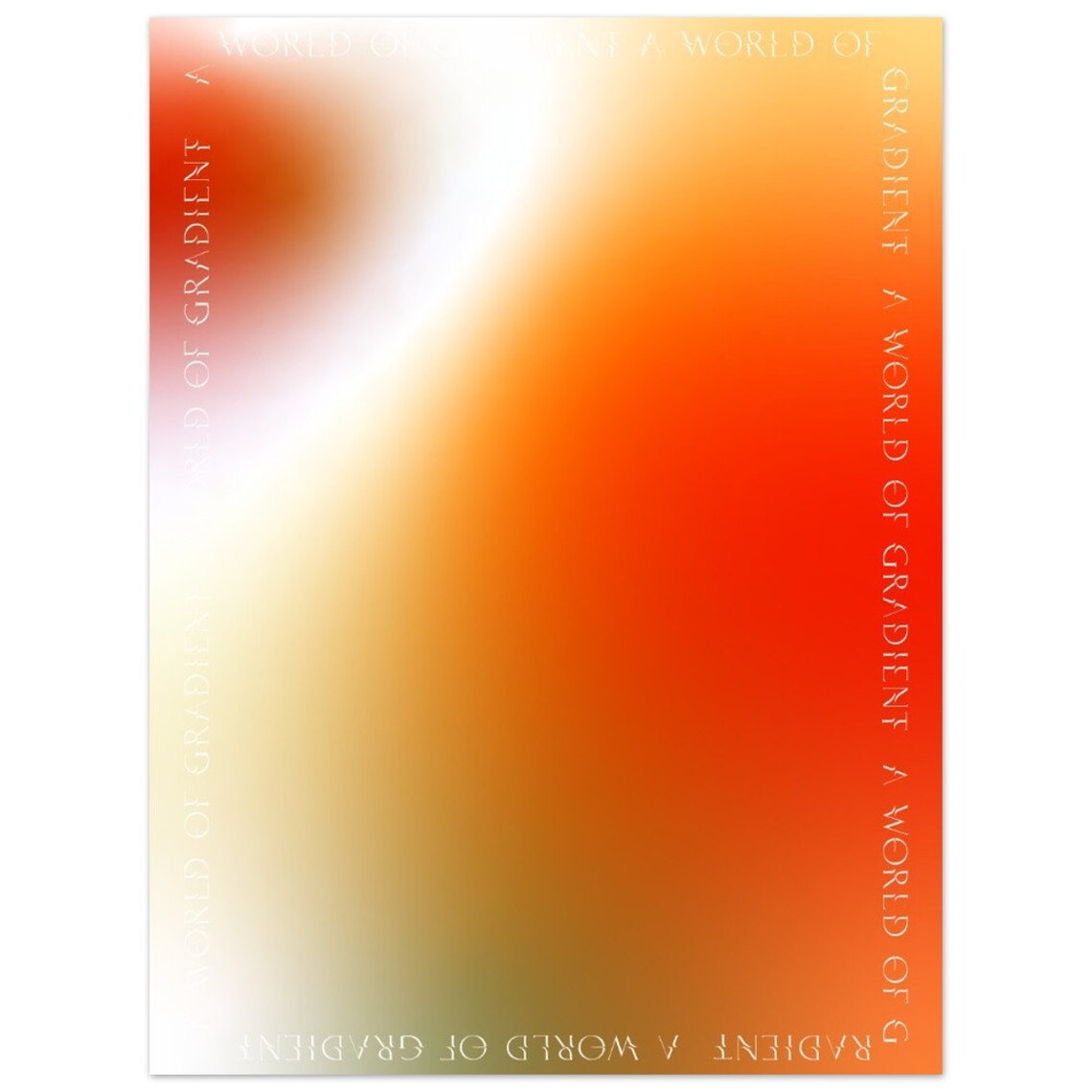 Gradient Art Poster, Gallery Wall Art, Gradient Collection, Bedroom ...