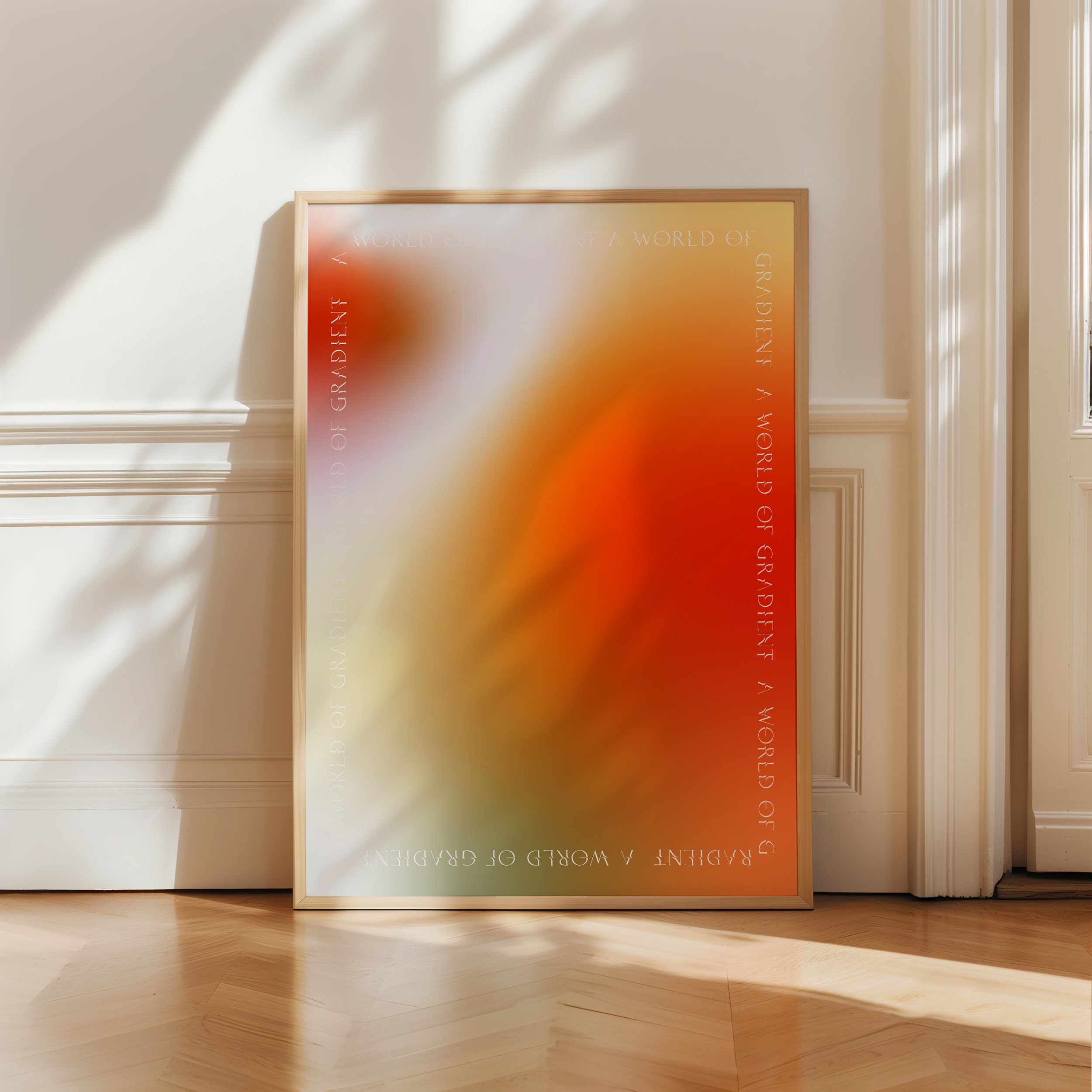 Gradient Art Poster, Gallery Wall Art, Gradient Collection, Bedroom ...