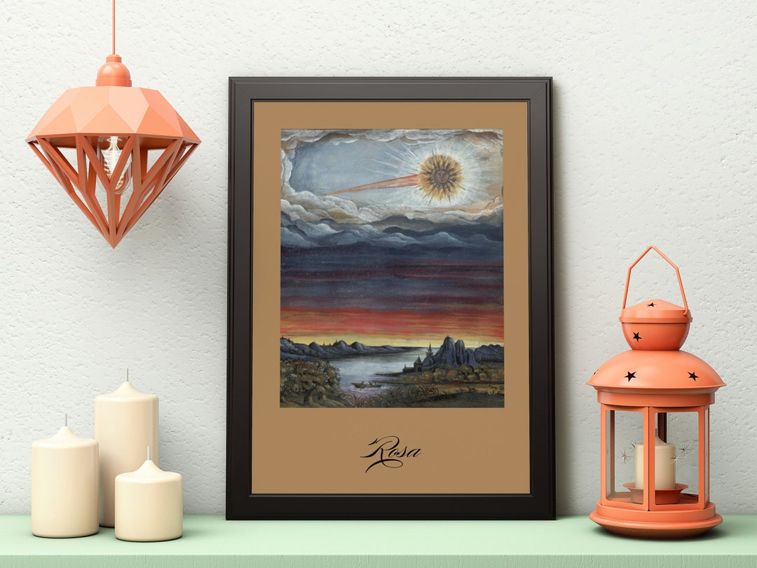 Comets - Office Decor - Astronomy Poster - Space Print - Vintage - Home ...