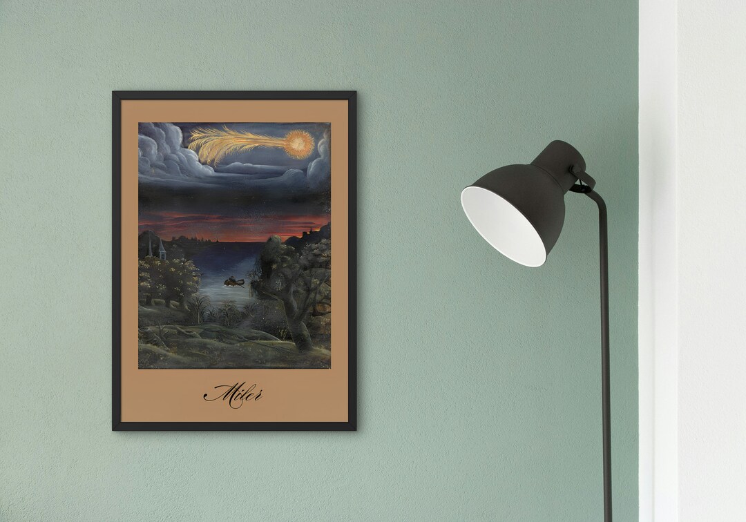 Comets Office Decor Astronomy Poster Space Print Vintage Home Decor ...