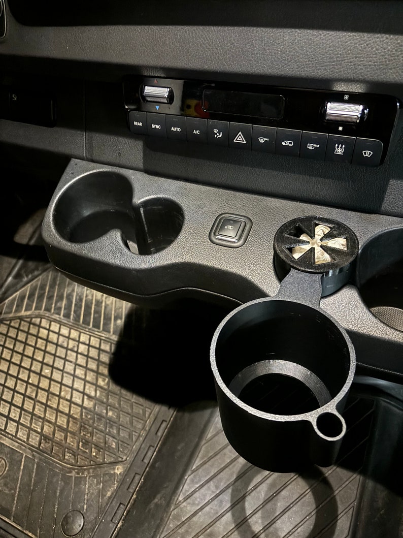 The Best Sprinter Van Cup Holder / Trash Can Cubby - Etsy