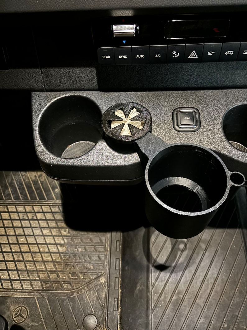 The Best Sprinter Van Cup Holder / Trash Can Cubby - Etsy