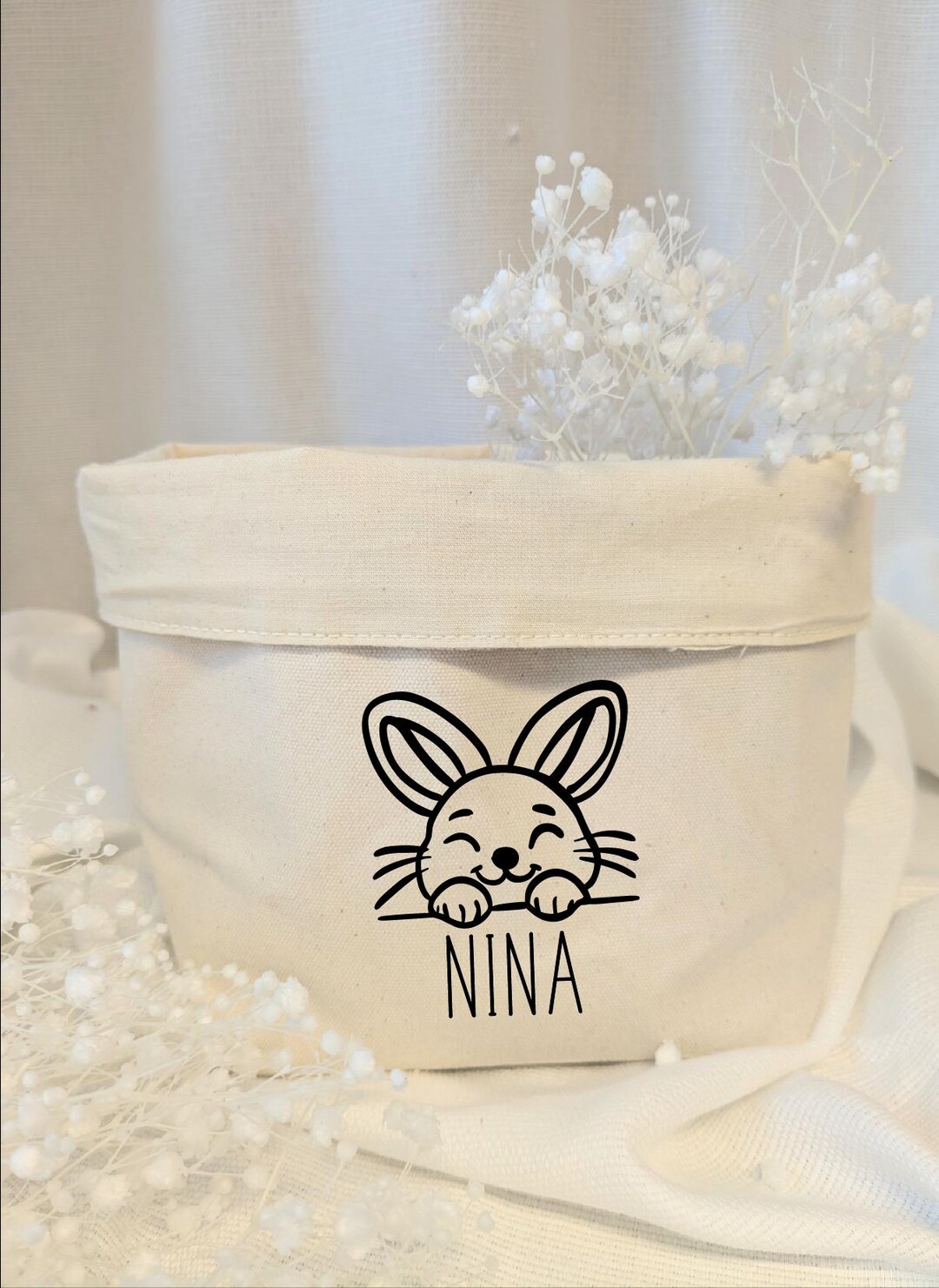 Easter Basket, Easter Basket, Easter Nest, Bag Spring - Linen - Easter ...