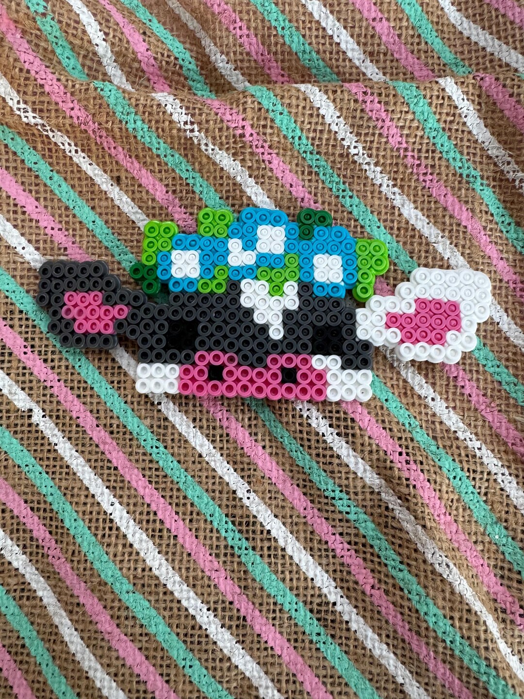 Cute Cows With Floral Headbands Bead Art || Animal Perler Beads || Farm ...