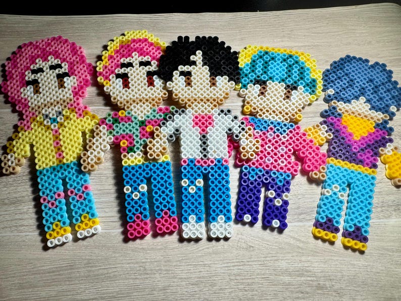 K-pop Demon Hunters Pixel Art || Kandi Art || Saja Boys || Huntrix - Etsy