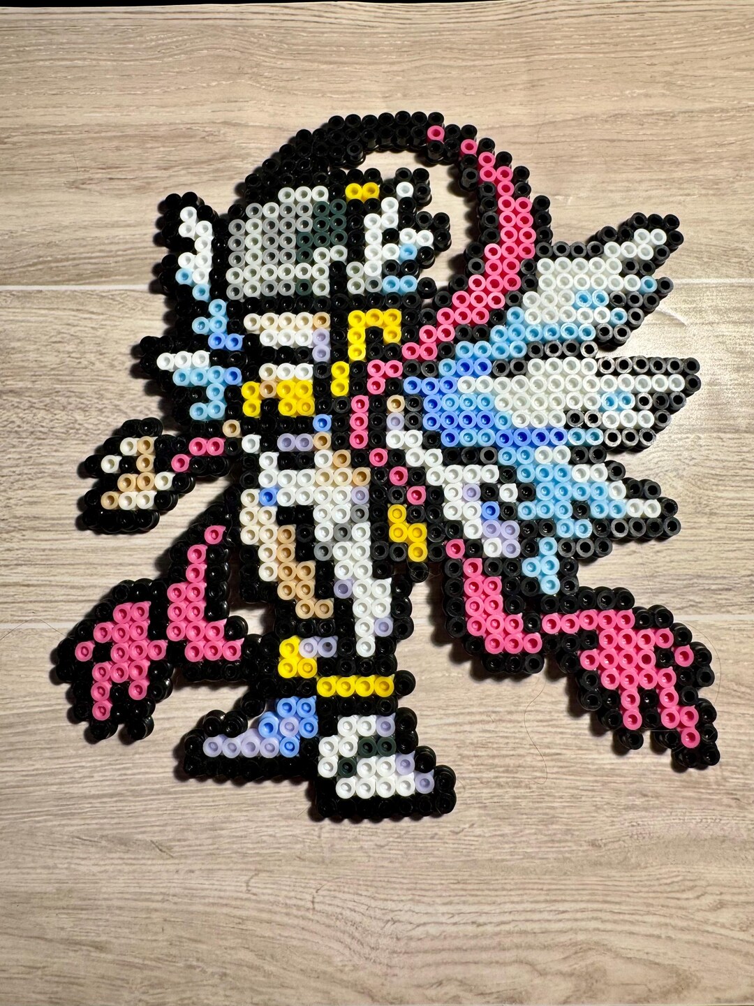 Angewomon Digimon Sprite Perler Art | Pixel Wall Decor | Handmade Gamer ...