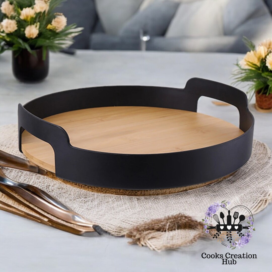 Modern Tray, Serving Tray, Tray With Handles, Bamboo Dish, Coffe Table ...