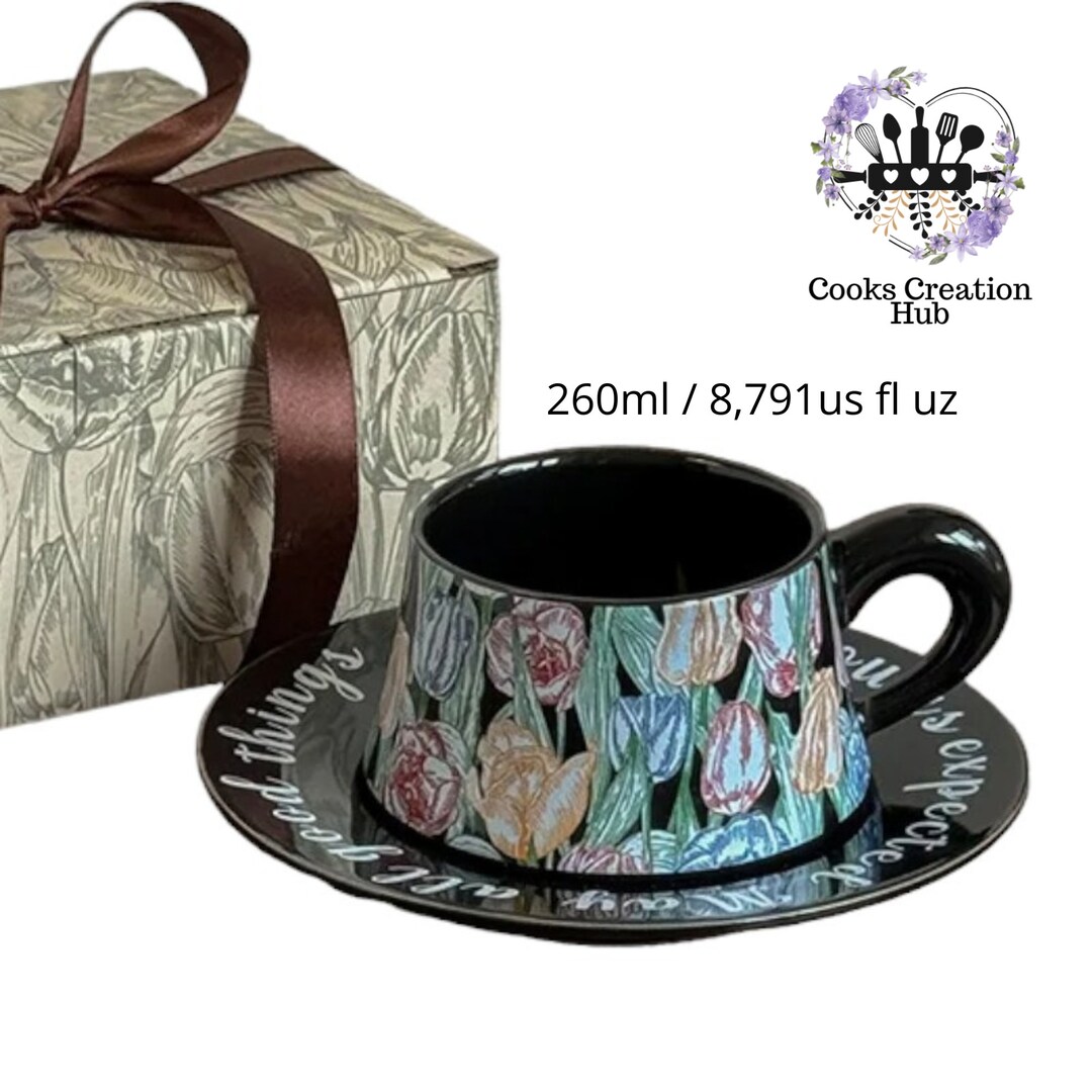 Ceramic Coffee Cup Set, Unique Tea Set, Unique Cup Set, Espresso Mug ...