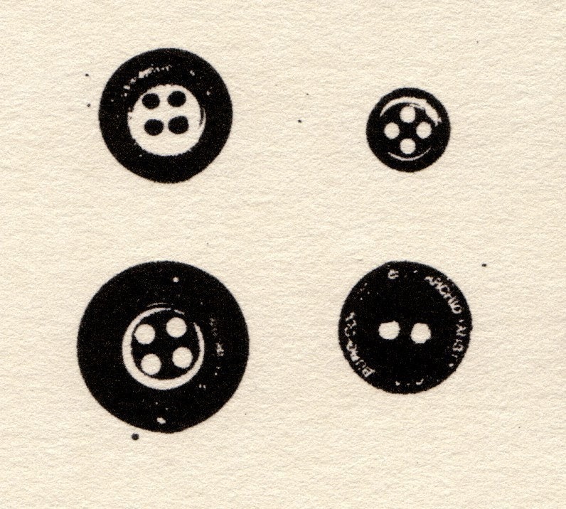 Found Objects - Buttons (limited Edition Print) - Etsy