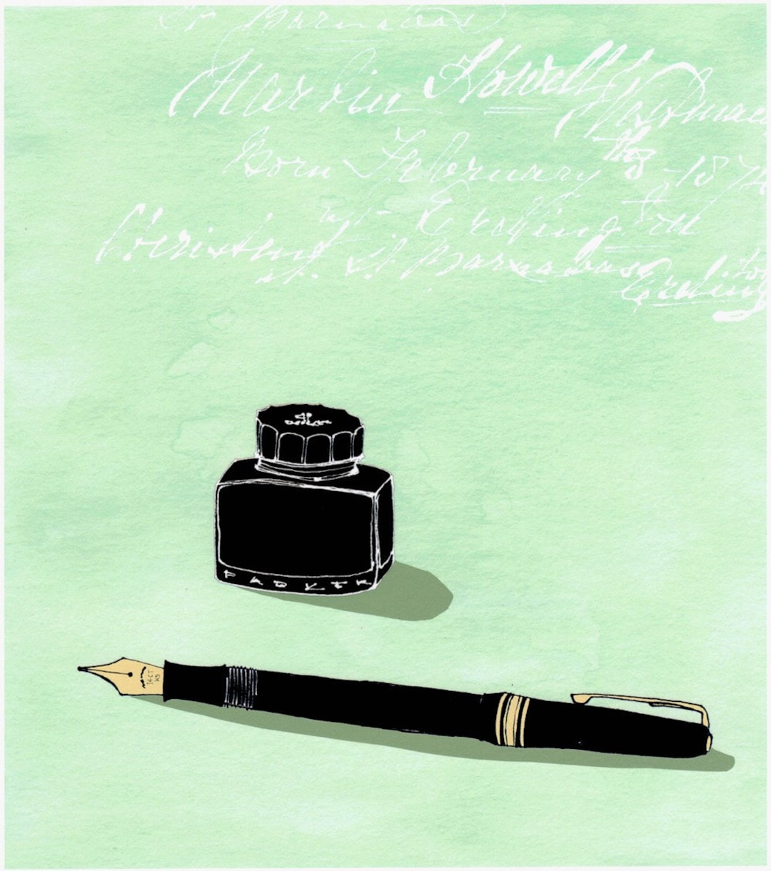 Still Life With Pen and Ink (open Edition Print) - Etsy