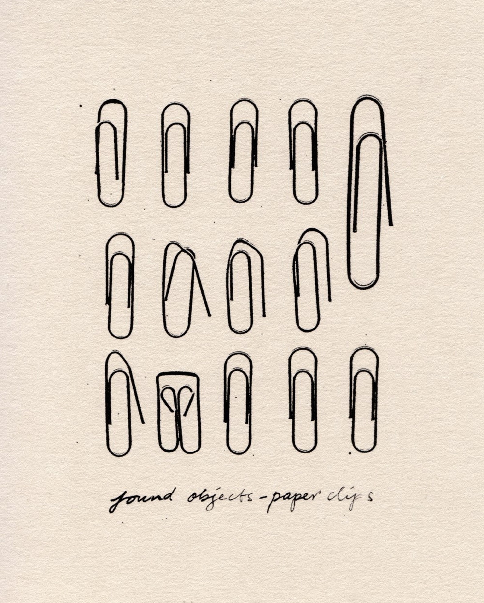Found Objects - Paper Clips (limited Edition Print) - Etsy