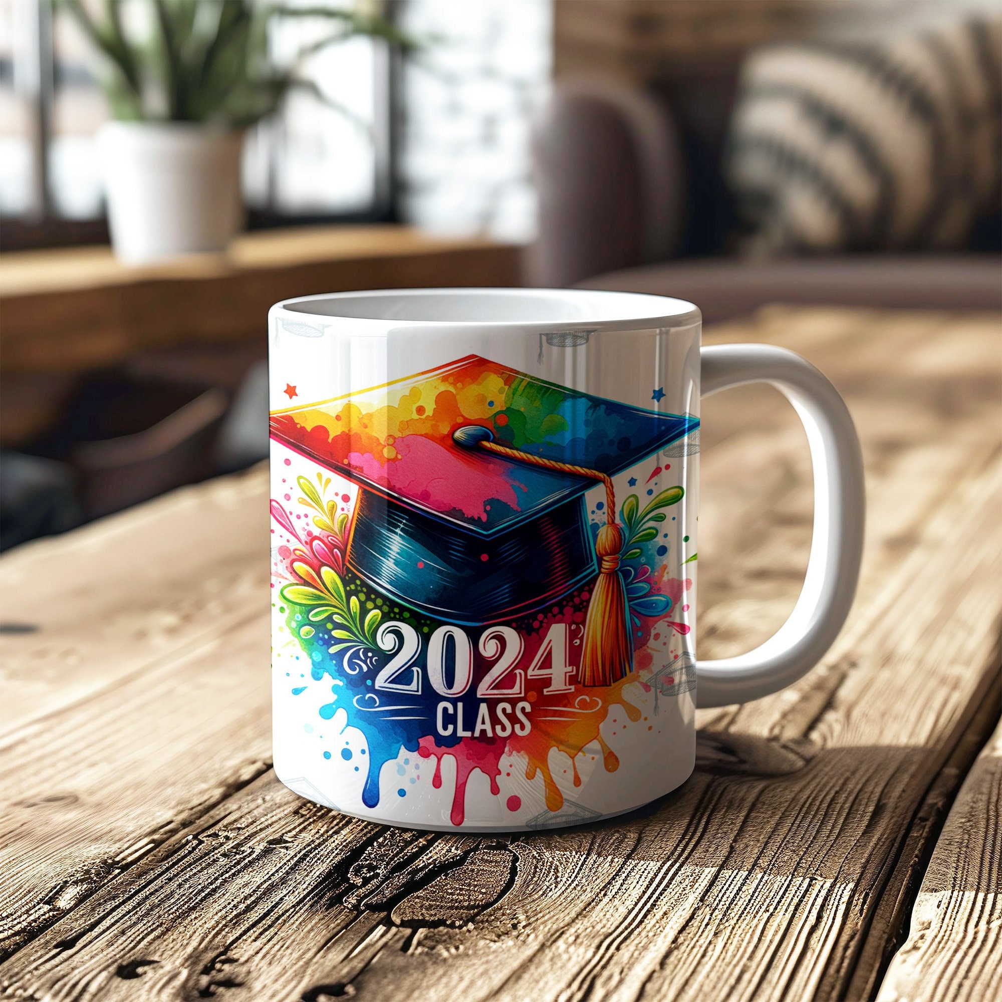 Graduation 2024 Mug Png Photo Mug Wrap Graduate Personalized Photo Mug ...