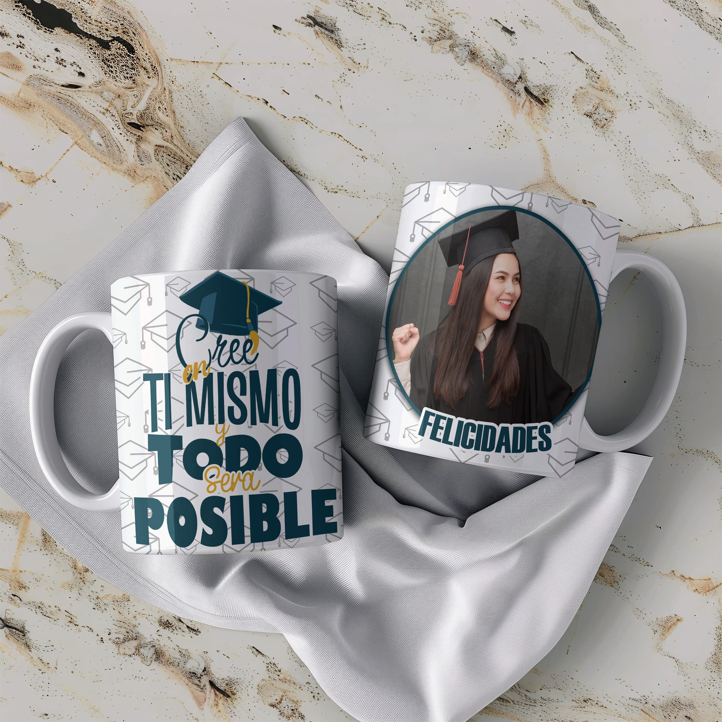 Spanish-graduation Personalized Photo Mug Wrap Motivational Mug ...