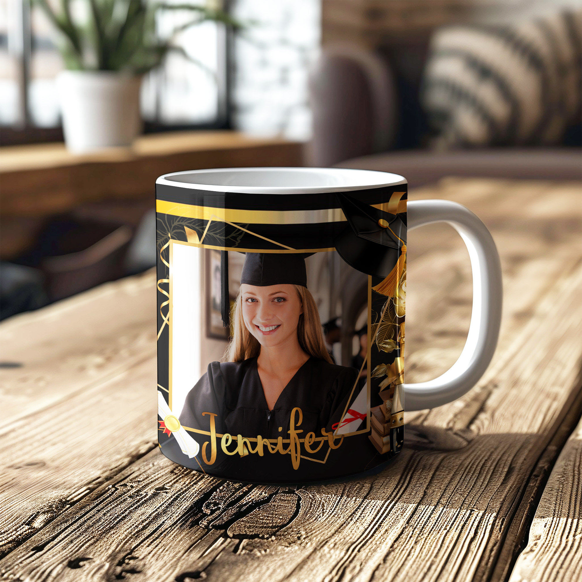 Graduation Mug Wrap 11oz and 15oz Add Your Own Photo Graduation 2025 ...