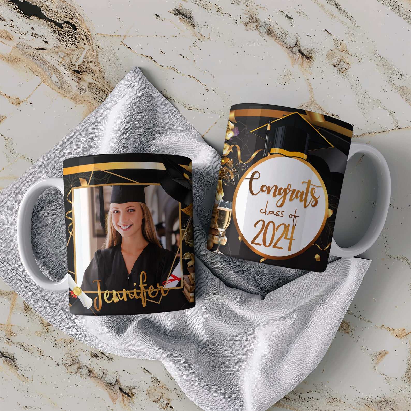 Graduation Mug Wrap 11oz and 15oz Add Your Own Photo Graduation 2025 ...