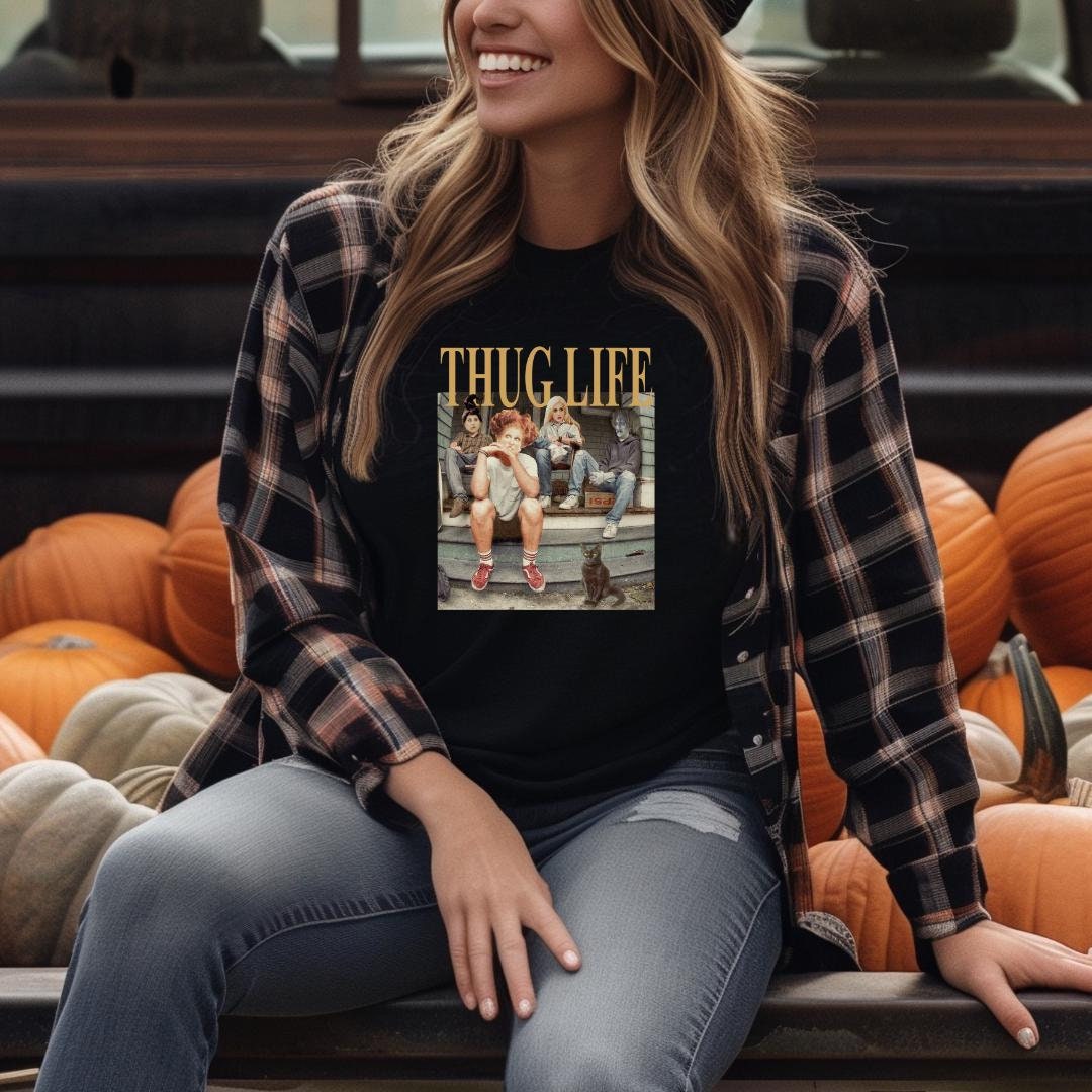 Hocus Pocus Thug Life, Sanderson Sisters, Halloween Shirt, Halloween ...