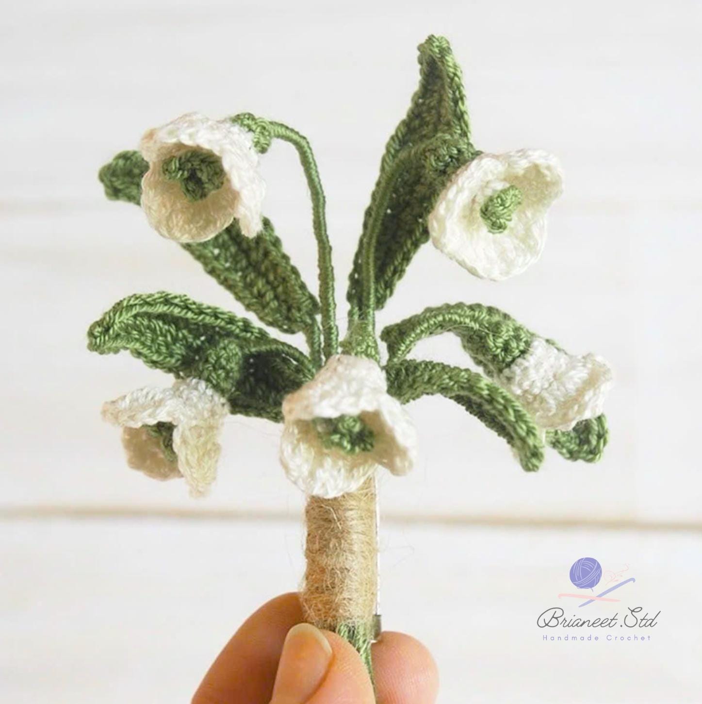 Snowdrops Flower Crochet PDF Pattern, Flower Bouquet Crochet Pattern, Easy Flower Crochet ...