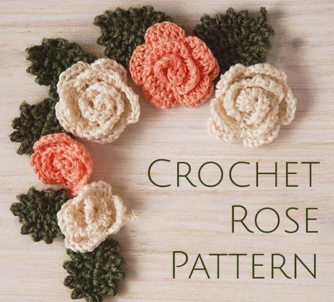 Crochet Rose Bush PDF Pattern, Roses Amigurumi Crochet English Tutorial ...