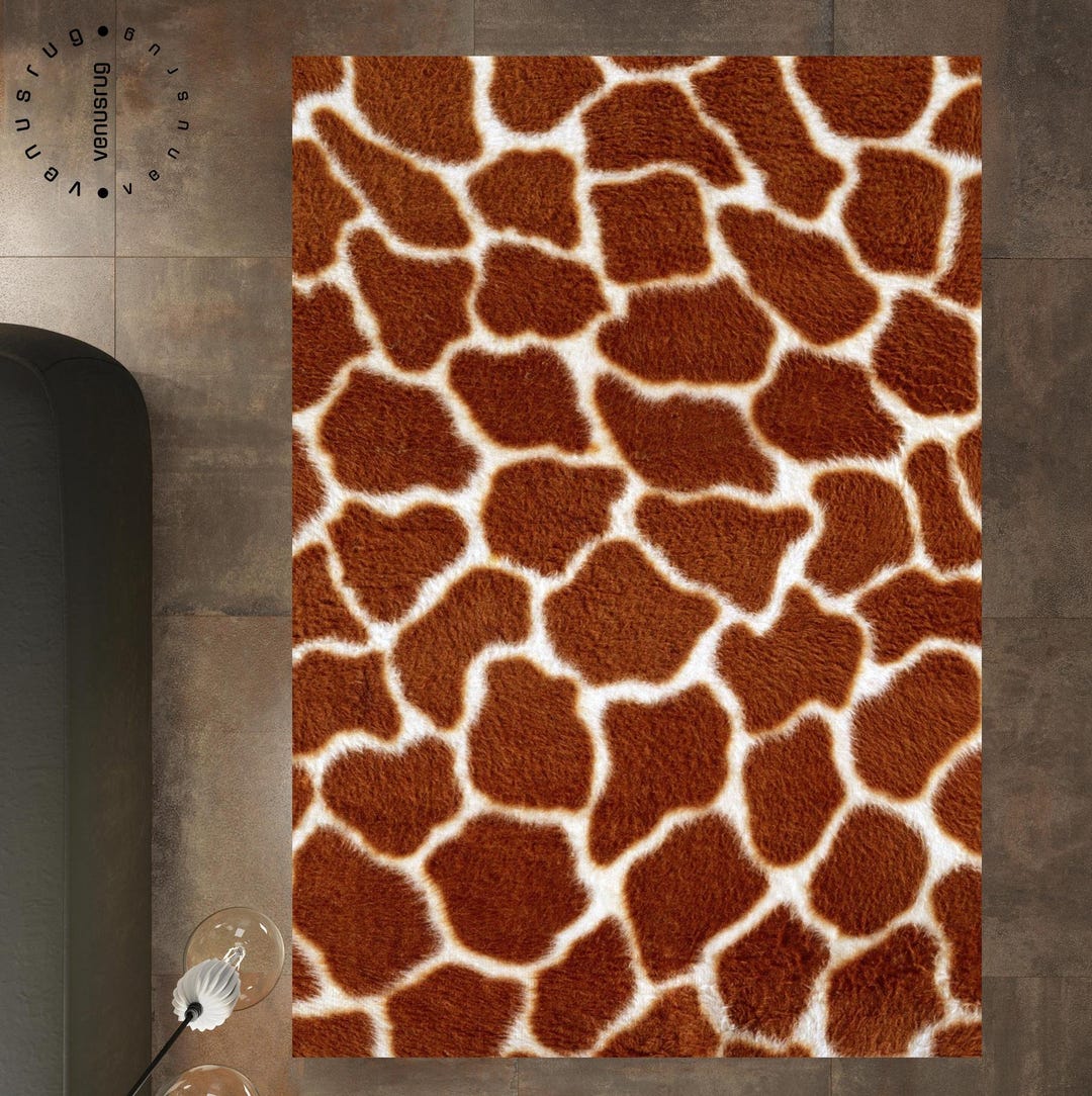 Giraffe Pattern Rug,animal Pattern Rug,giraffe Rug, Giraffe Fur Pattern ...