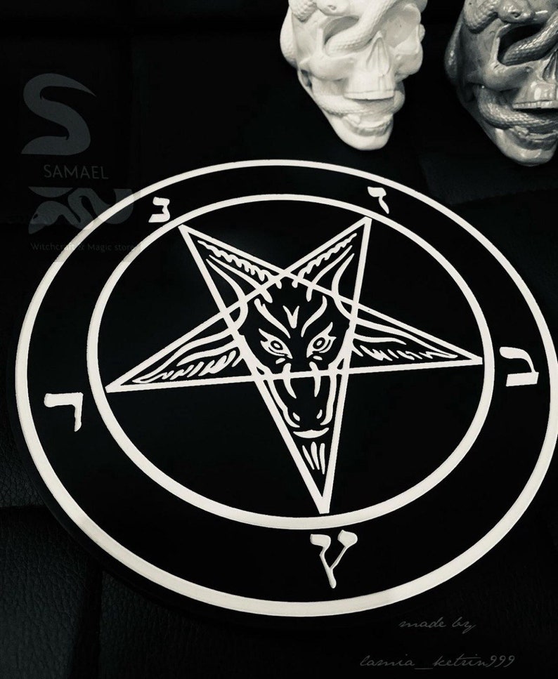 Baphomet Altar Pentacle Witchcraft Supplies Magic Satan Devil Lucifer ...
