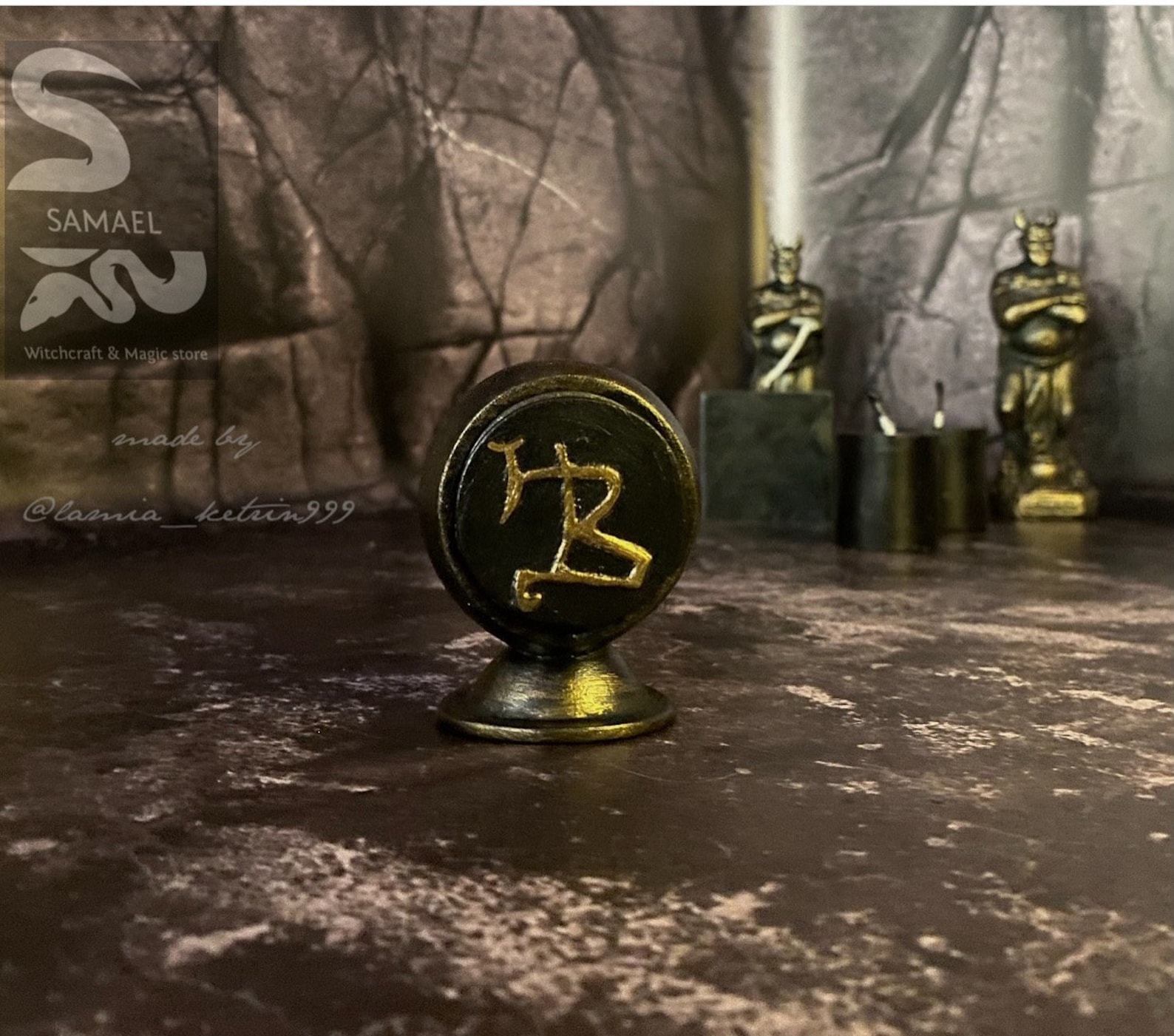 Mammon Altar Statue Money Demon Satan Black Magic Witchcraft Spell Home ...