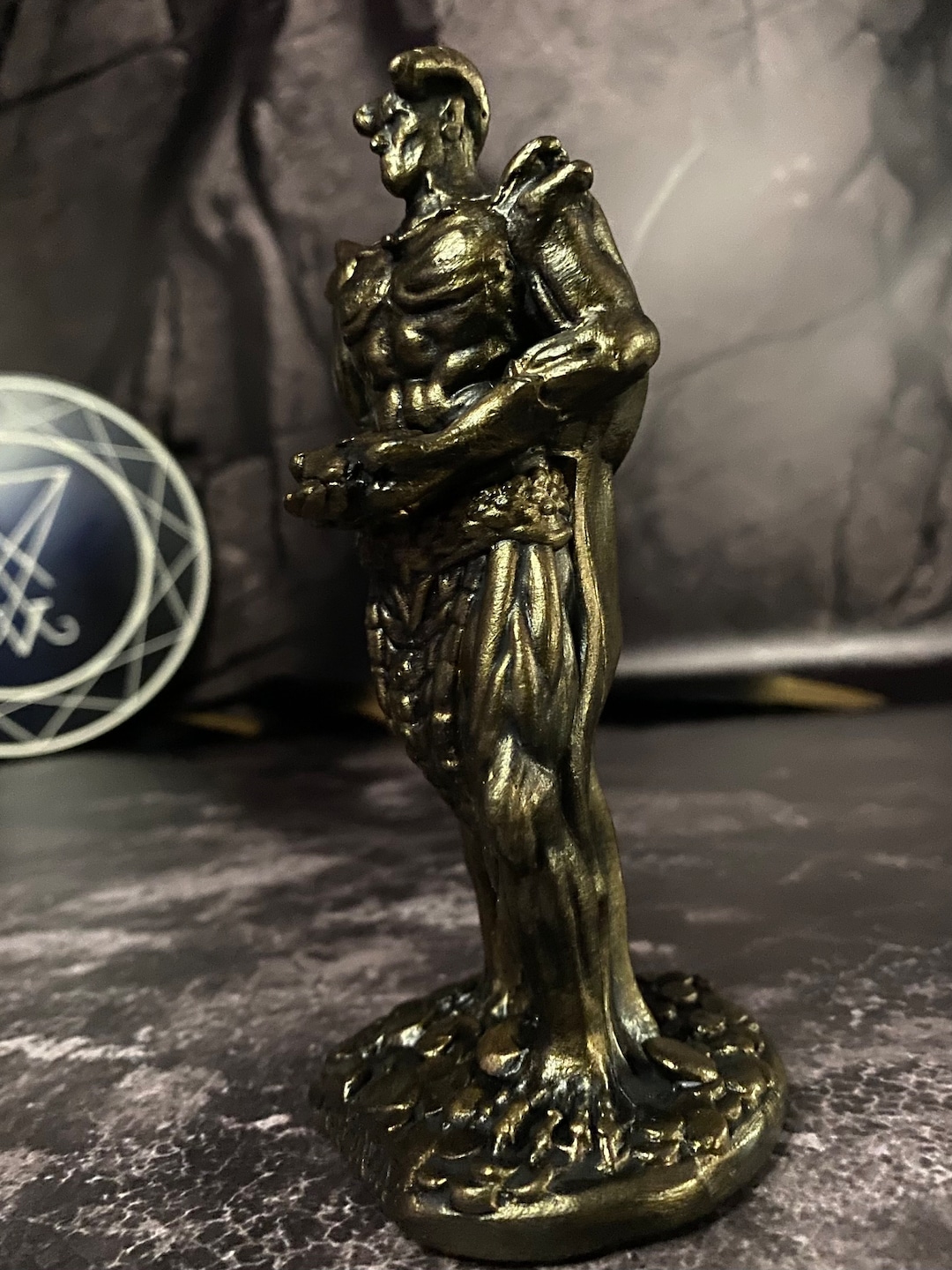 MAFAWA Prince Statue. Money Demon Statue. Demonic Attributes. Money ...