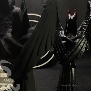 Dark Demon Altar Statue Lucifer Satan Leviathan Black Magic Witchcraft ...