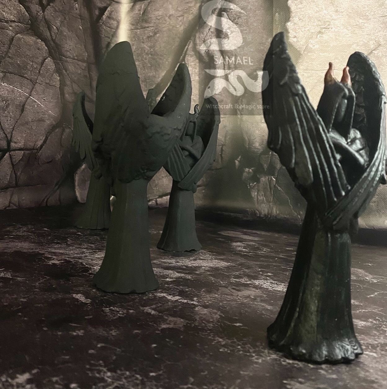 Dark Demon Altar Statue Lucifer Satan Leviathan Black Magic Witchcraft ...