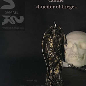 Lucifer Candle,lucifer Statue,leviathan Satanism Altar of Lucifer ...