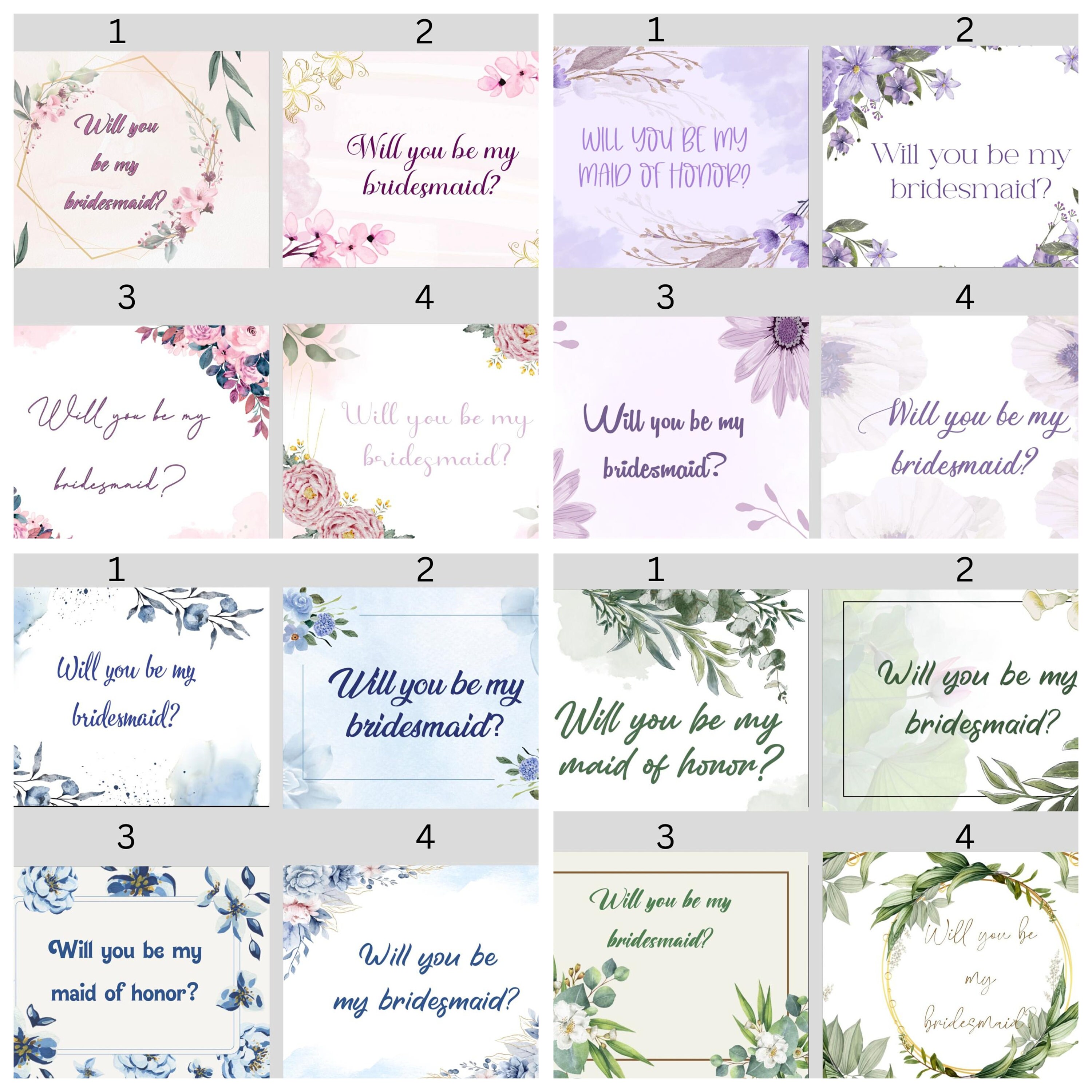 Sage Bridesmaid Proposal Gift Box, With Glass/champagne Tumbler and ...