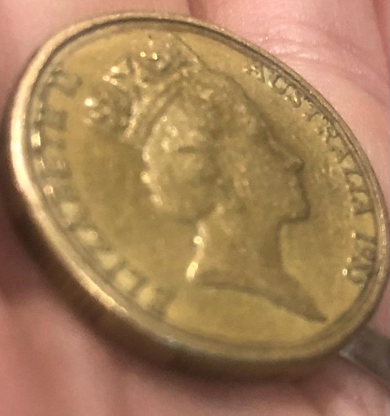 One Dollar 1985 Error Coin Double Rim on Both Sides - Australian 1 ...