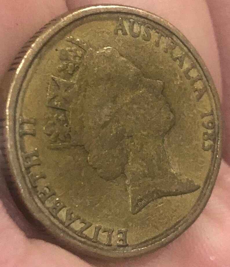 One Dollar 1985 Error Coin Double Rim on Both Sides - Australian 1 ...