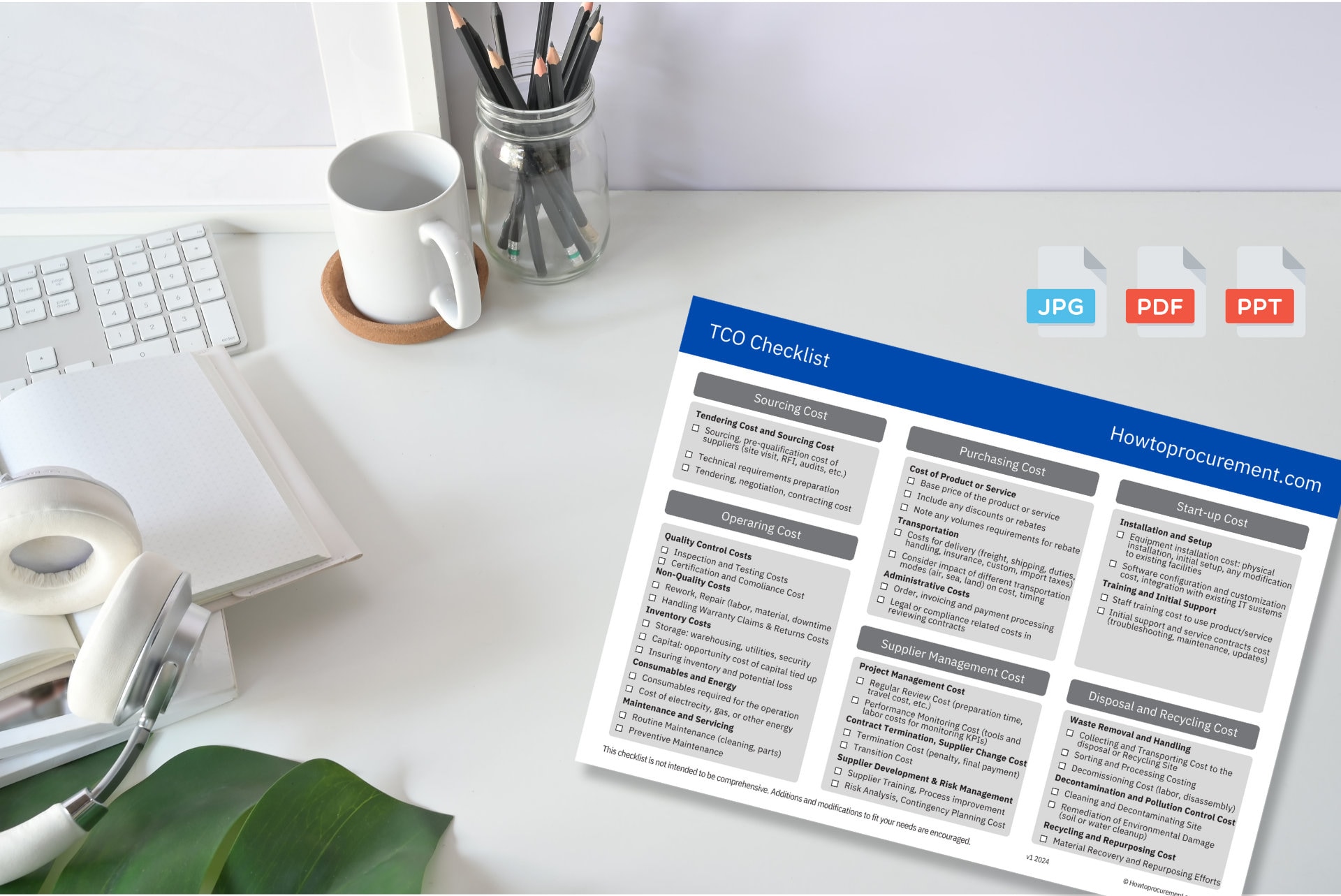 Procurement Checklists Bundle: 5 Essential Checklists for Negotiation ...