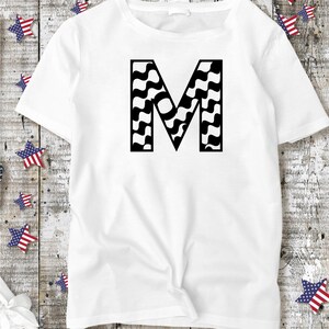 Checked Alphabet Svg Bundle, Checkered Letters, Racing Checkered Svg ...