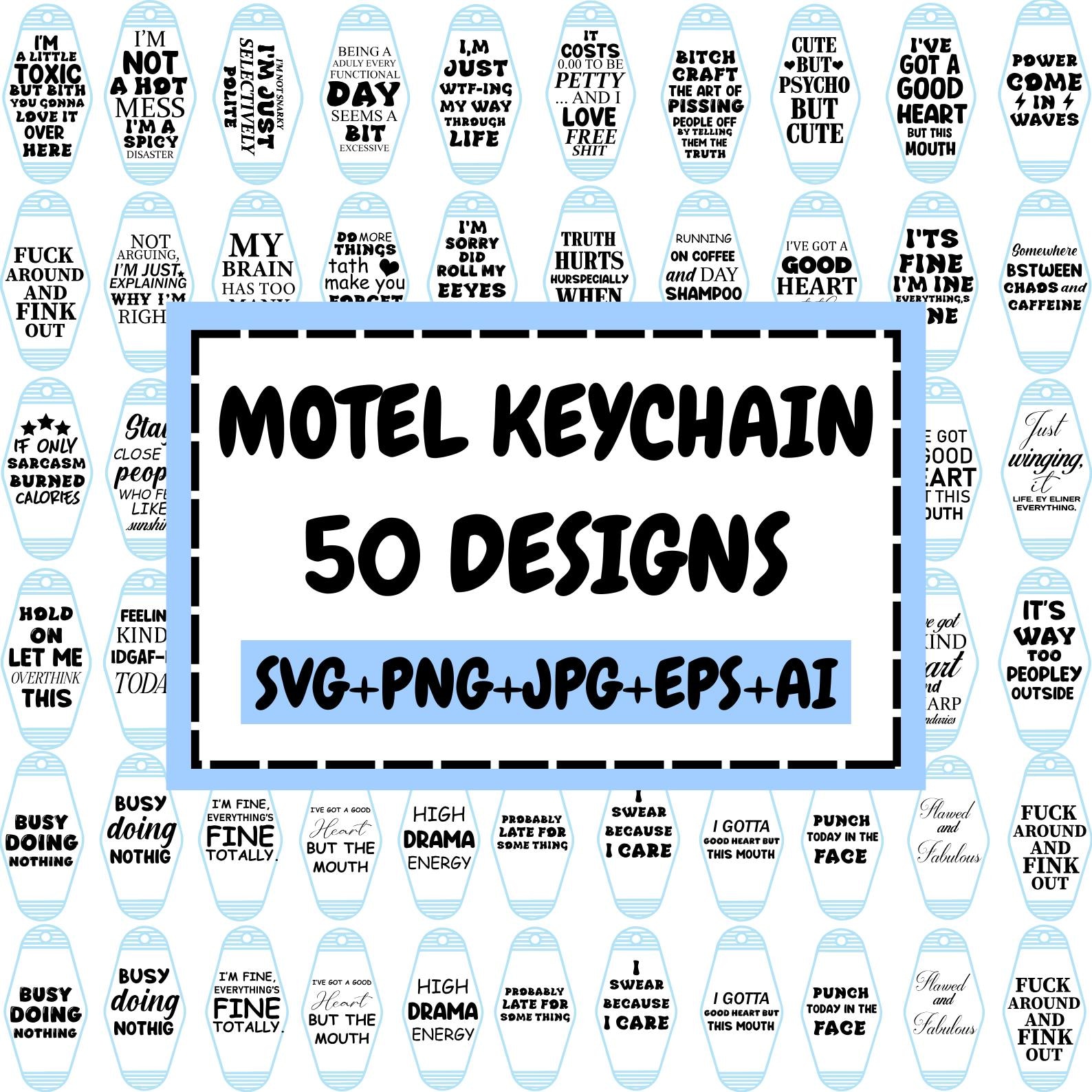 Motel Keychain Svg Bundle, Bible Verse Keychain, Keychain Saying Svg ...