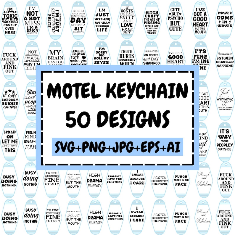 Motel Keychain Svg Bundle, Bible Verse Keychain, Keychain Saying Svg ...