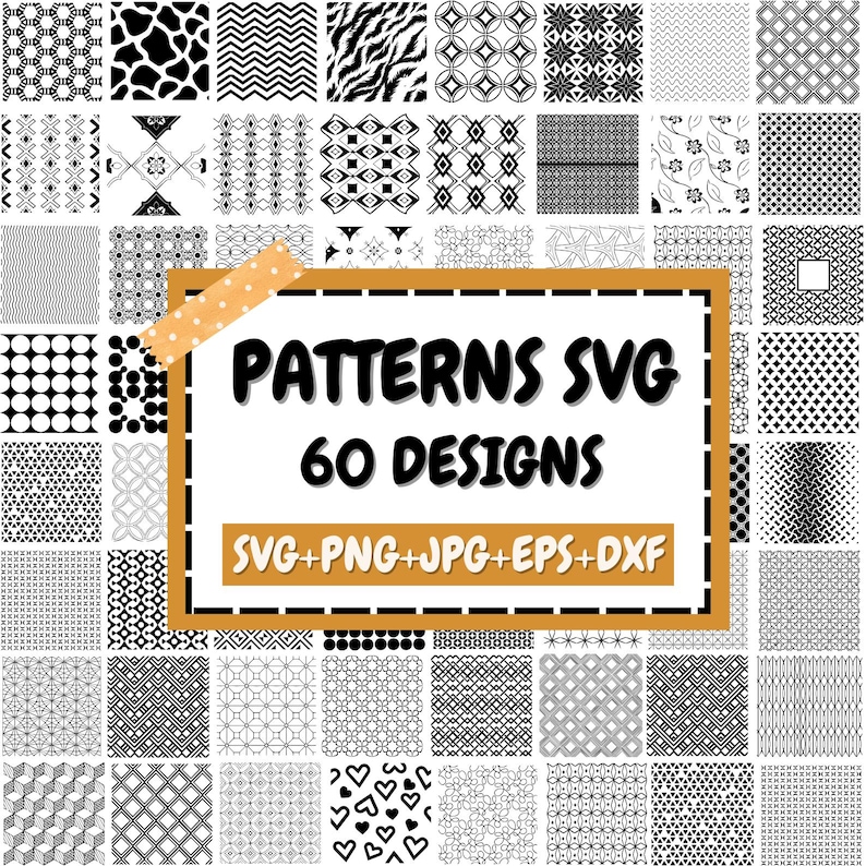 Patterns Svg Bundle, Lines Pattern Svg, Floral Pattern Svg, Seamless ...