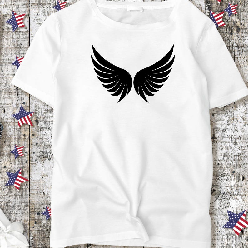 Angel Wings Svg Bundle, Wings Shape, Wing Outline, Angel Wings Clip Art ...