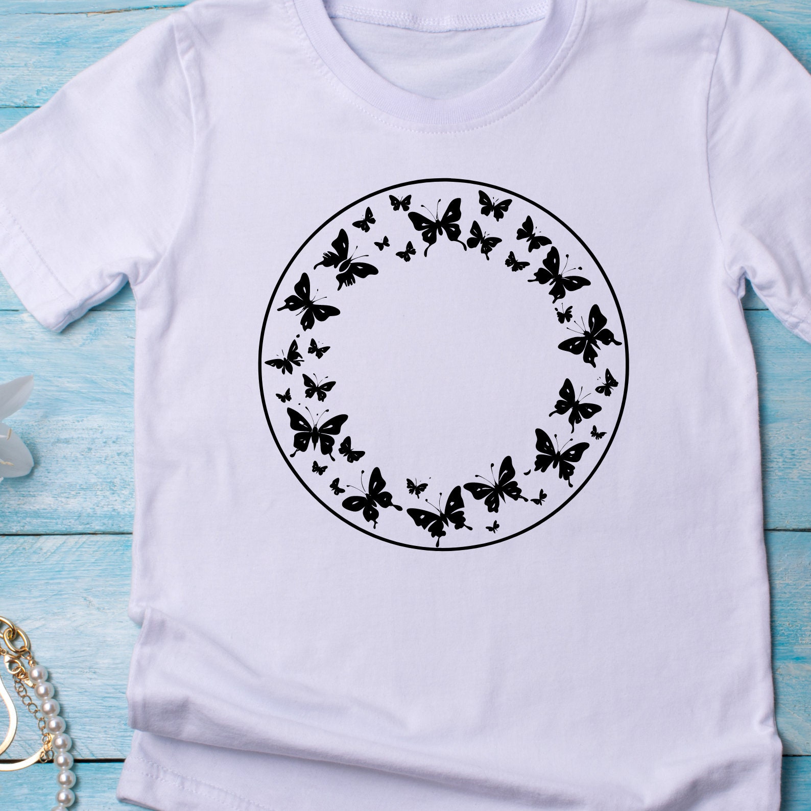 Flying Butterfly SVG Bundle, Butterfly Swarm Design (digital Download ...