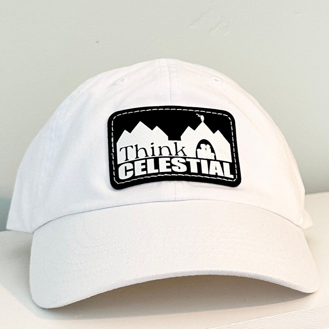 Baseball Cap Think Celestial Gift for Latter-day Saint Dad Hat Temple ...