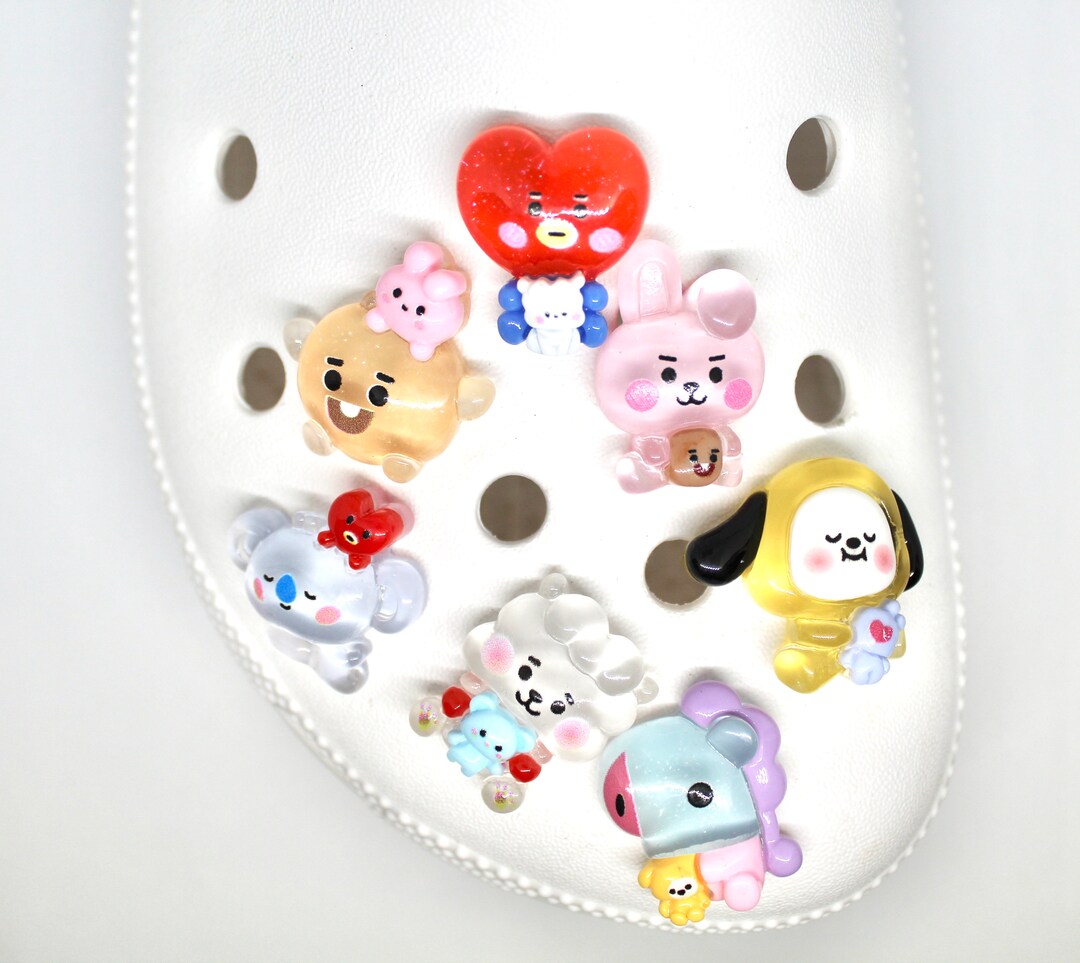 Cute Animal Characters Glossy Shoe Charms Cute Clog Accessories for ...